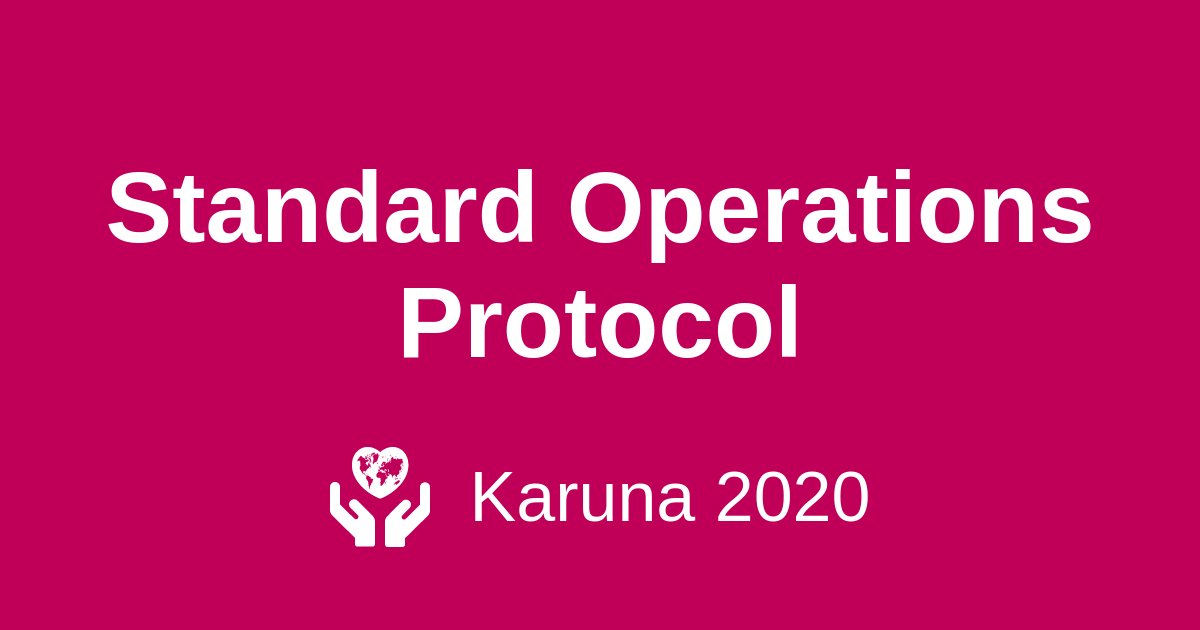 Standard Operations Protocol | Karuna 2020